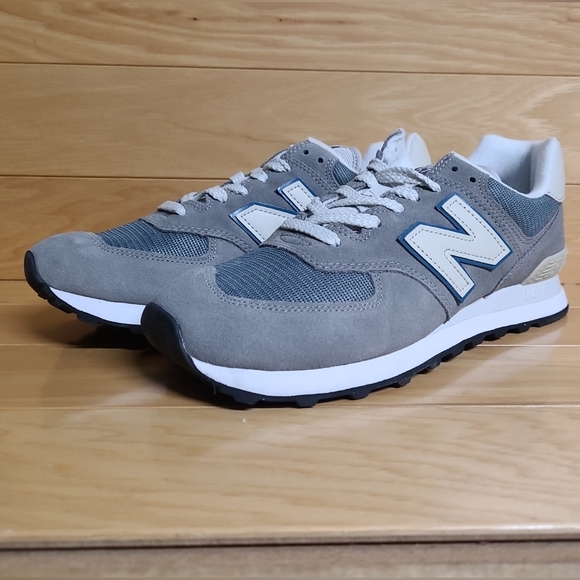 New Balance | Shoes | New Balance 574 Grey Sky Blue Mens Classic Shoe ...
